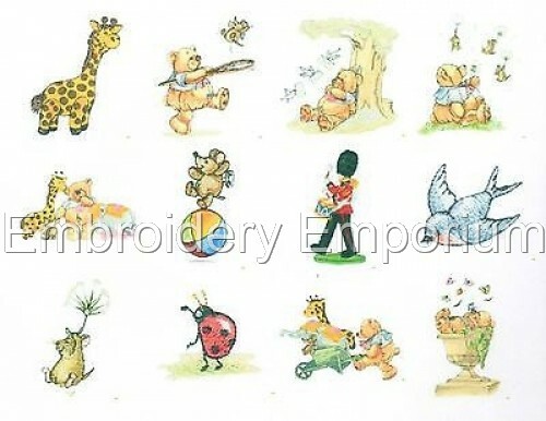 HORATIO & FRIENDS COLLECTION - MACHINE EMBROIDERY DESIGNS ON USB 4X4 ...