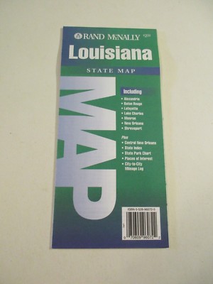 Rand McNally Louisiana State Highway Travel Map | eBay