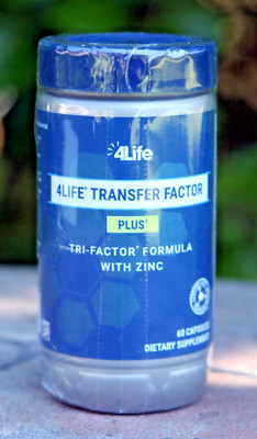 4Life Transfer Factor PLUS Tri-Factor Formula With Zinc, 60 Capsules ...