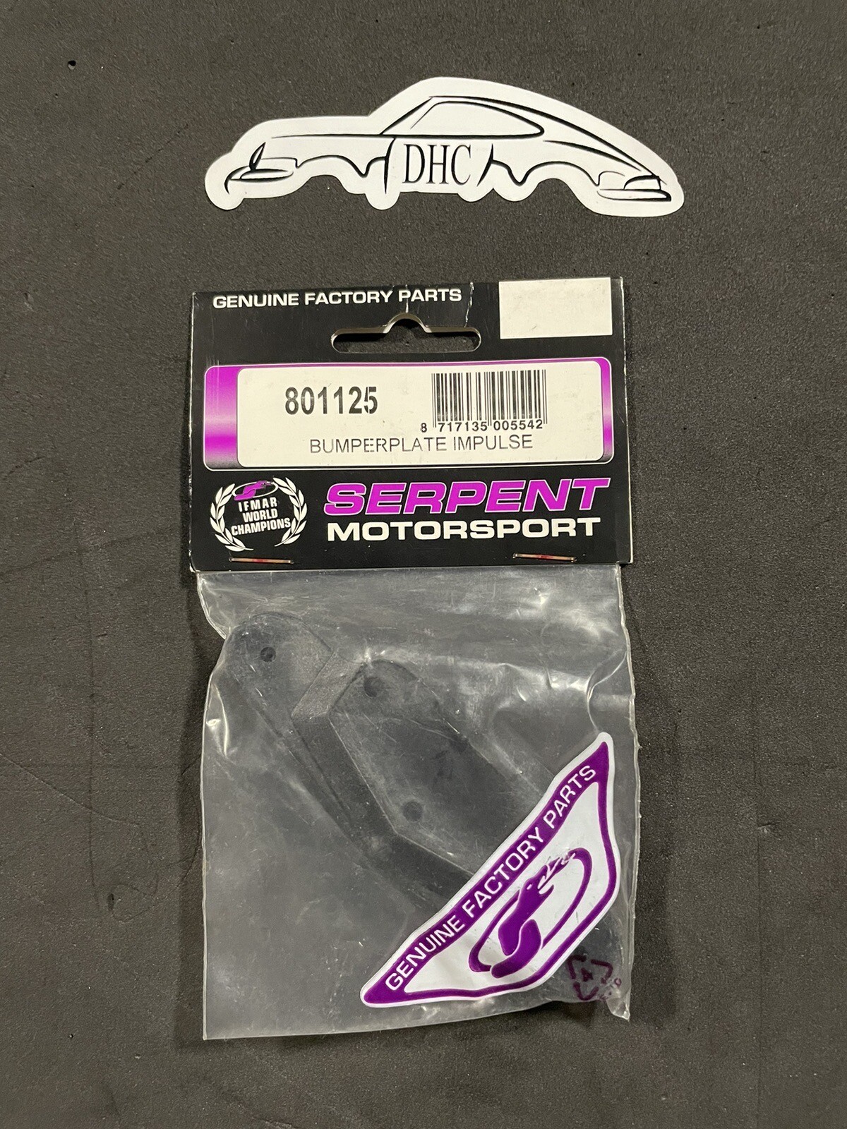 Serpent Vintage RC Car Part # 801125 Front Bumper Plate for Impulse | eBay