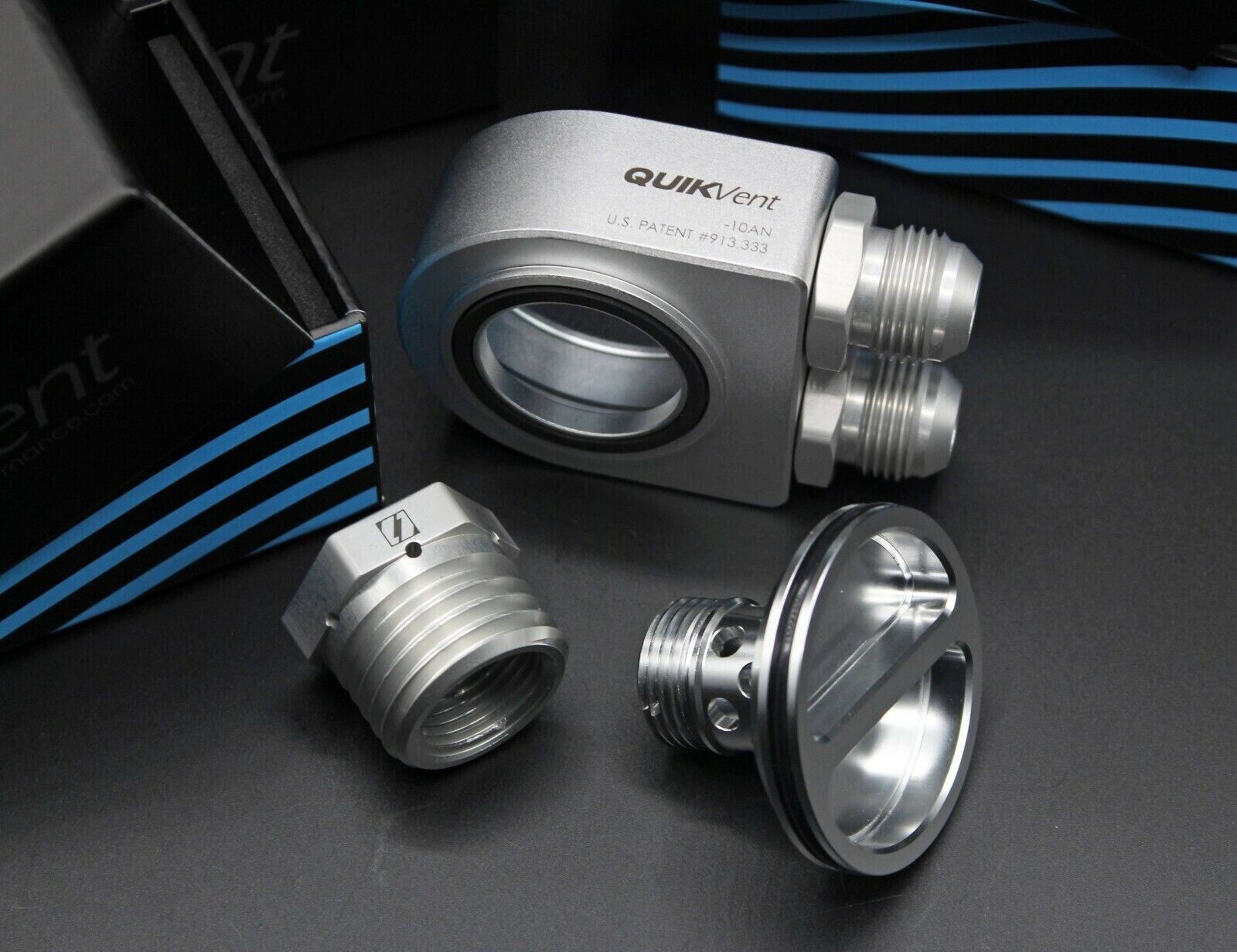 Level 7 V1.1 QuickVent Scavenger Oil Cap Silver Fits Honda Nissan Dodge ...