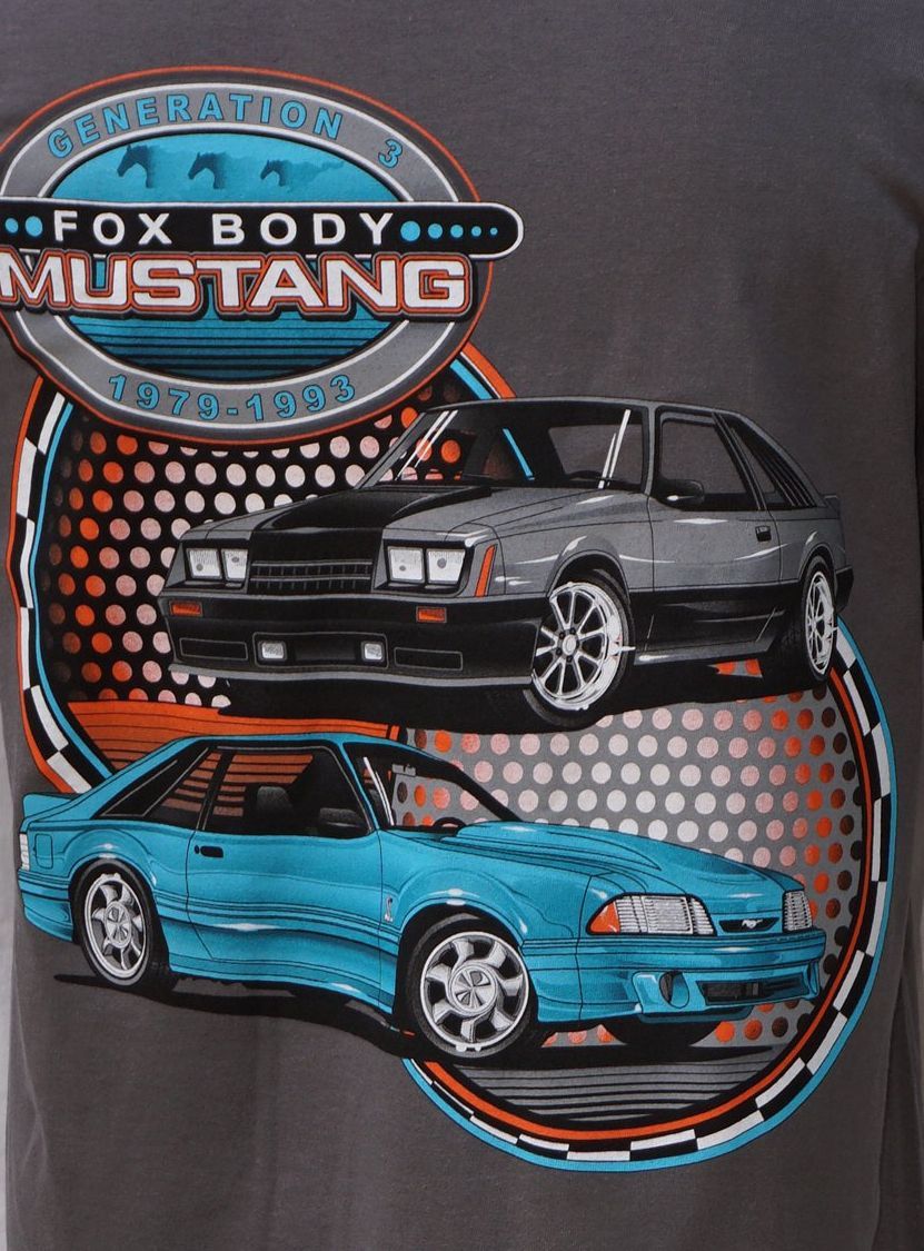 FORD MUSTANG FOX BODY SHIRT WITH FOUR EYES AND 1993. SOLD EXCLUSIVELY ...