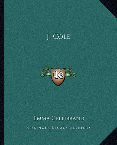 J Cole by Emma Gellibrand (2010, Trade Paperback) for sale online | eBay