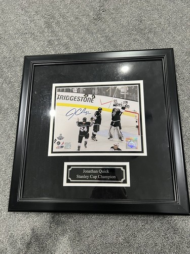 Jonathan Quick Stanley Cup La Kings “Celebration” Signed Photo, With ...
