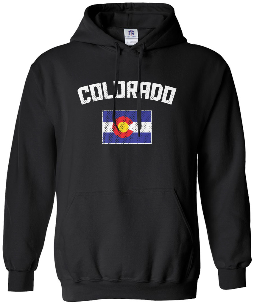 Colorado Flag Hooded Sweatshirt