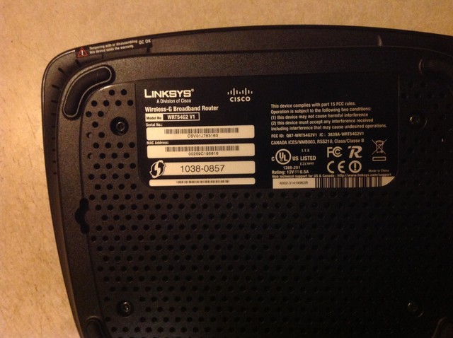 Linksys WRT54G2 1-Port 10/100 Wireless G Router (WRT54G2-DE) for sale ...