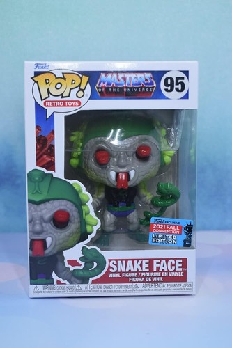 Funko POP Master of The Universe Snake Face 95 Shared Sticker 2021 ...