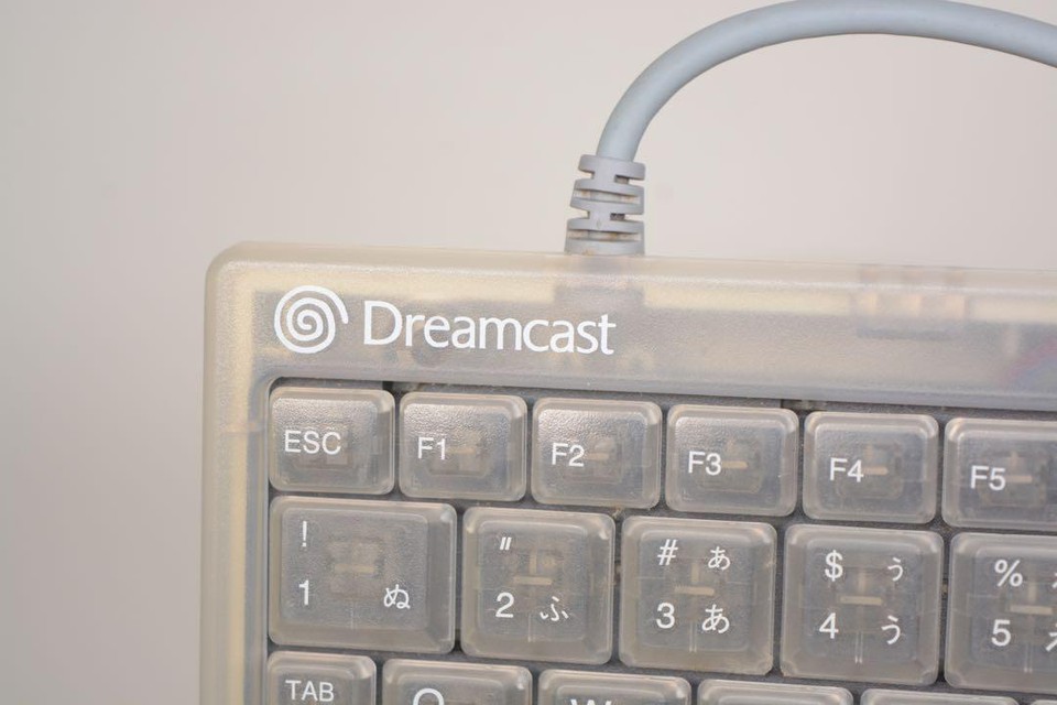 Dreamcast Keyboard HKT-4000 Clear Skeleton 2000 SEGA DC Used | eBay