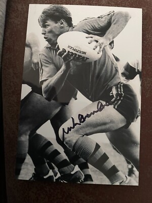 Nick Farr Jones Hand signed Nick In Action 6x4 Inch Rugby Union ...
