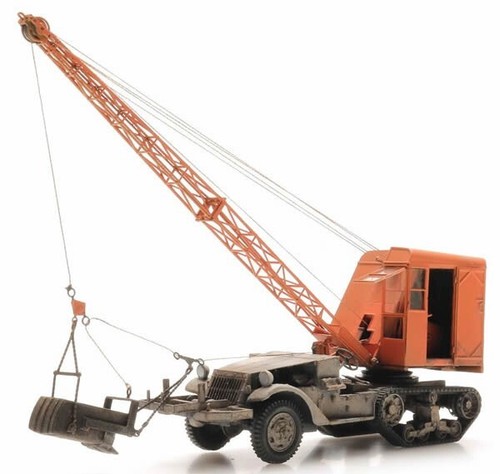 HO Artitec Halftrack with Dragline #937.387.511 Hand Painted | eBay