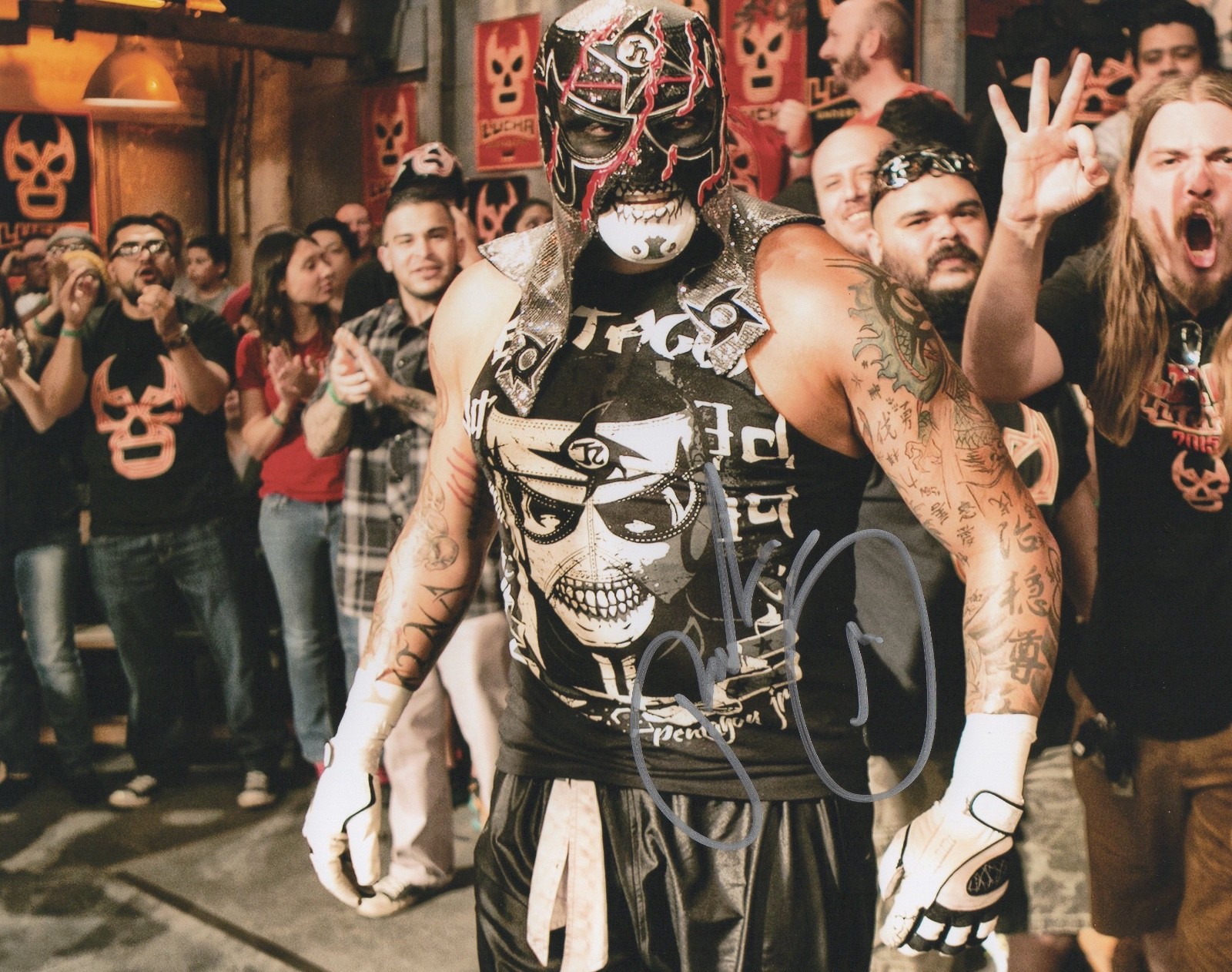 Pentagon Jr Penta Zero Miedo Signed 8x10 Photo Lucha Underground AAA ...