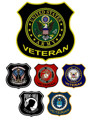 Army Veteran Shield Sign 5.25 x5.25 Gift Decor | eBay