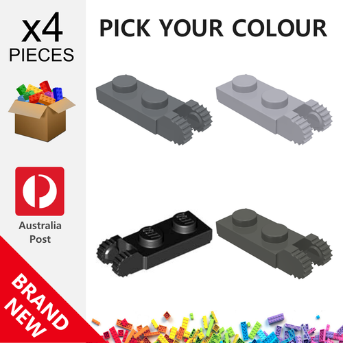 4x Genuine LEGO™ - Hinge Plate 1 x 2 Locking with 2 Fingers - 44302 ...