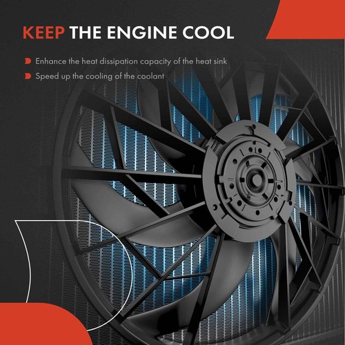 A-Premium Engine Radiator Cooling Fan Assembly for Honda Pilot 03-04 ...