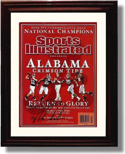 16x20 Gallery Frame Alabama Crimson Tide - Nick Saban 2009 ...