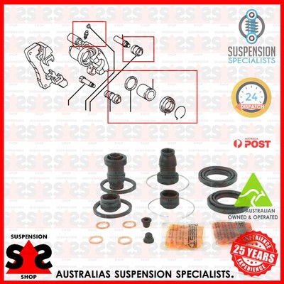 Rear Axle Repair Kit, Brake Caliper Suit TOYOTA Camry 2.4 (ACV30, ACV36 ...