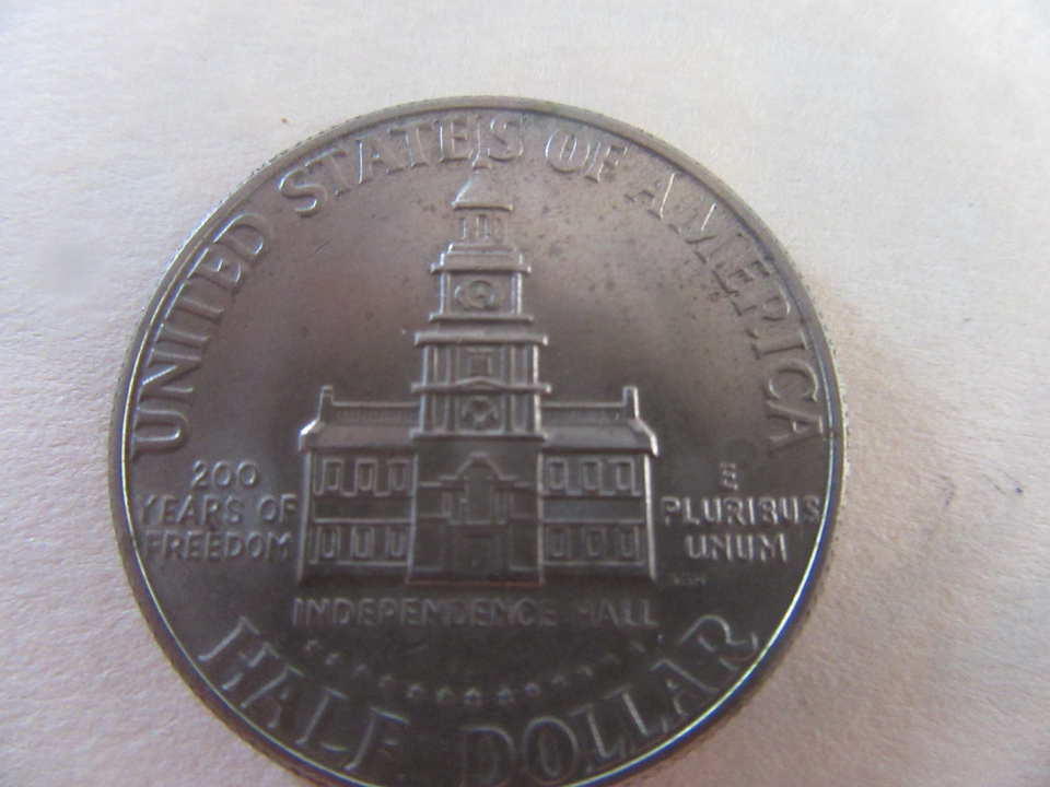 1976-D Kennedy Half Dollar Coin Circulated Condition AU | eBay