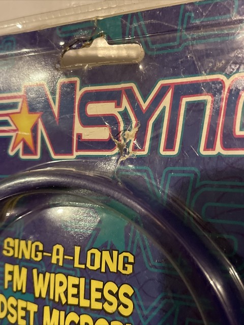 2000 NSYNC Sing-a-long FM Wireless Headset Microphone for sale online ...