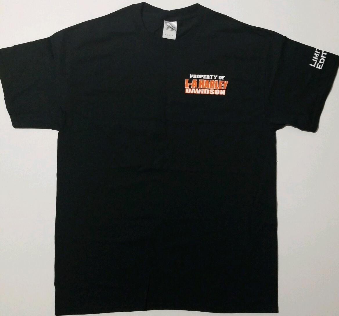 LA HARLEY DAVIDSON PROPERTY OF LIMITED T-SHIRT 10 YEA… - Gem
