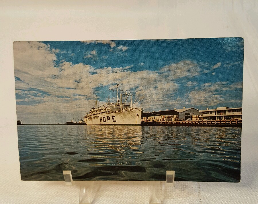 Project HOPE vintage post card of SS HOPE ca. 1974 84 | eBay