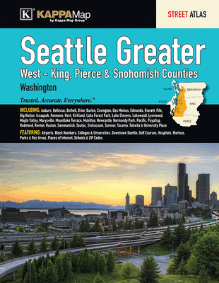 Seattle Greater WA ADC Map Street Atlas (Final Edition) | eBay