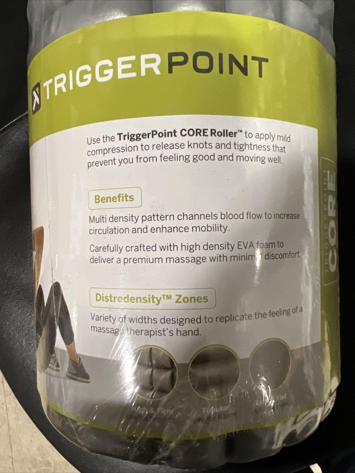 Trigger Point Performance Solid Core Foam Roller 18in - Gray for sale ...