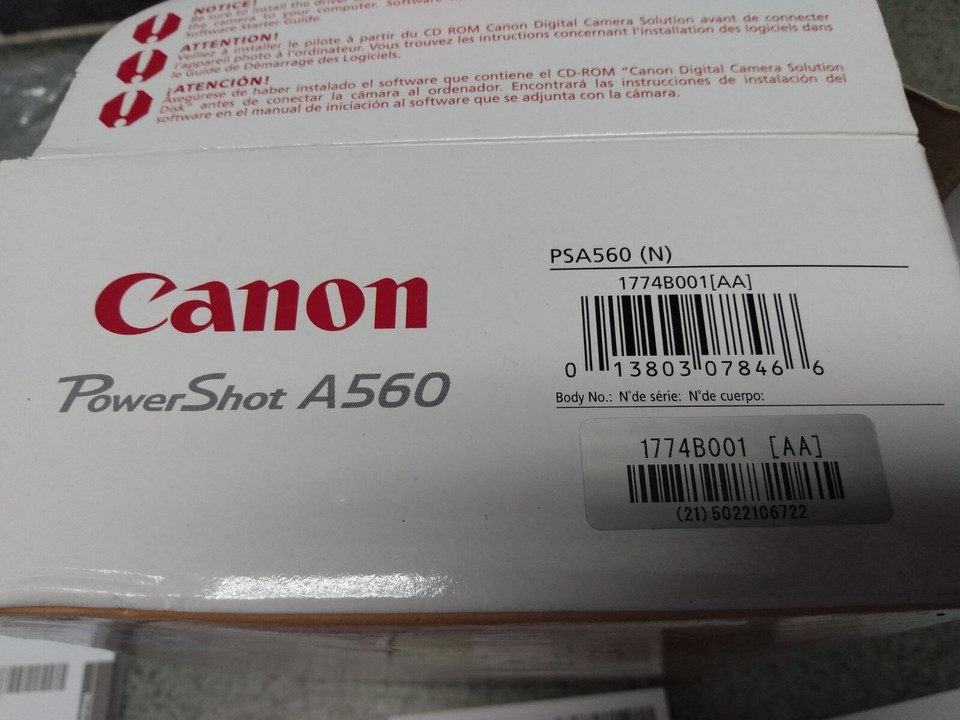 canon powershot a560 7.1mp digital camera | eBay