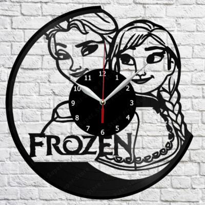 Frozen Vinyl Clock Record Wall Clock Decor Fan Art Home 2849 | eBay