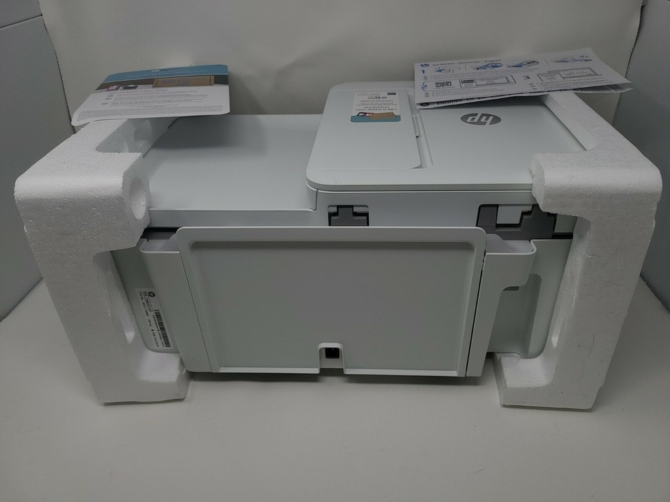 HP DeskJet Plus 4155 Wireless All-In-1 Instant Ink-Ready Inkjet Printer ...