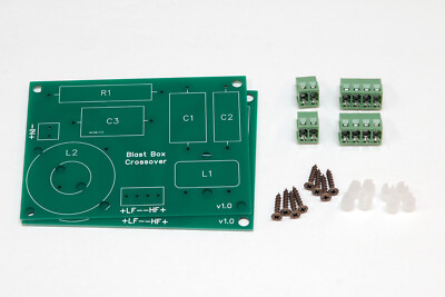 Pair of Crossover PCBs for the Blast Box DIY Bluetooth Speaker Kit ...