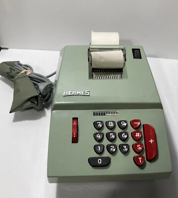 Cash Register, Adding Machines - Hermes Adding Machine Model