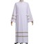 Clergy White Alb Religiouss Pleated Alb Clerical Priest Pastor Robe in ...