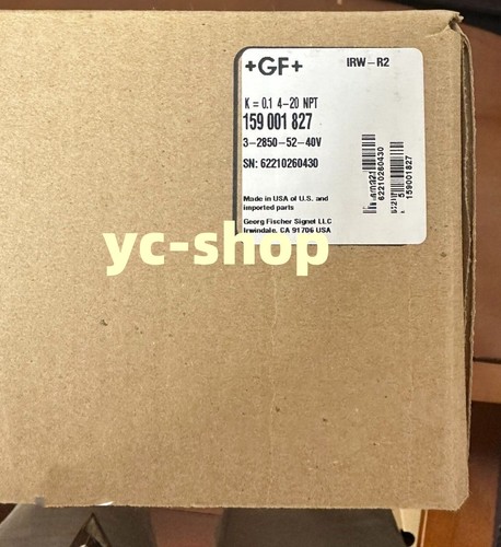 New +GF+ 3-2850-52-40V 159001827 Conductivity Sensor Fast shipping via ...