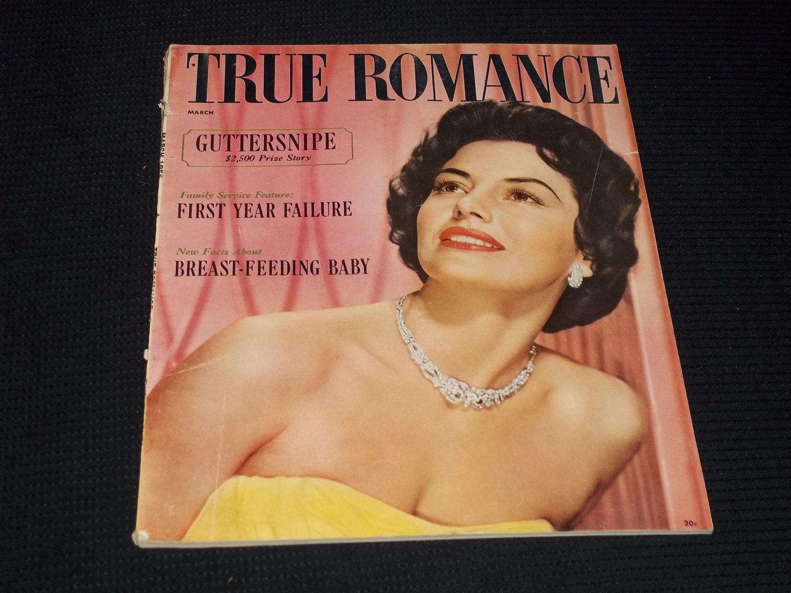1955 MARCH TRUE ROMANCE MAGAZINE - CYD CHARISSE MGM FRONT COVER - E ...