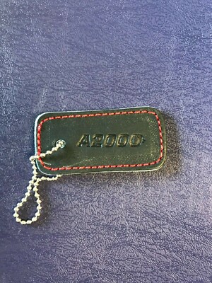 Wilson A2000 Leather Keychain - Navy/Red | eBay