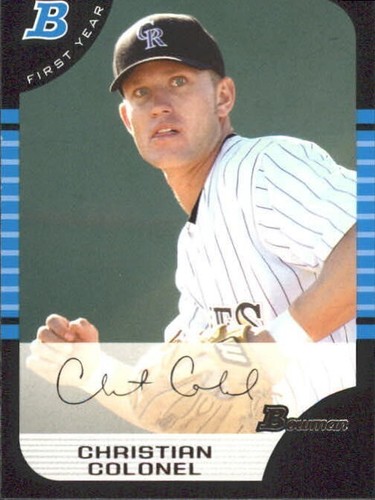 2005 Bowman Baseball Card #295 Christian Colonel FY RC | eBay