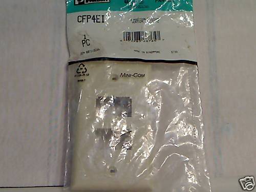 Panduit CFP4EI 4-PORT FLUSH MOUNT UNLOADED SINGLE GANG | eBay