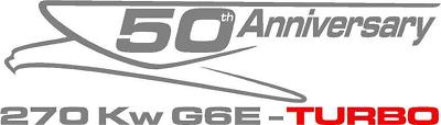 CUSTOM 50th ANNIVERSARY FORD G6E TURBO DECAL/XR8 GT FPV | eBay Australia