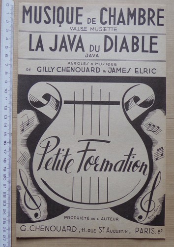 partition MUSIQUE DE CHAMBRE - LA JAVA DU DIABLE - Chenouard Elric - orchestre | eBay