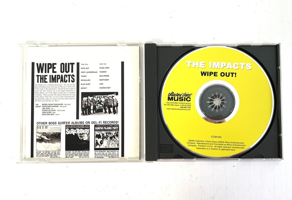 The Impacts - Wipe Out CD | eBay