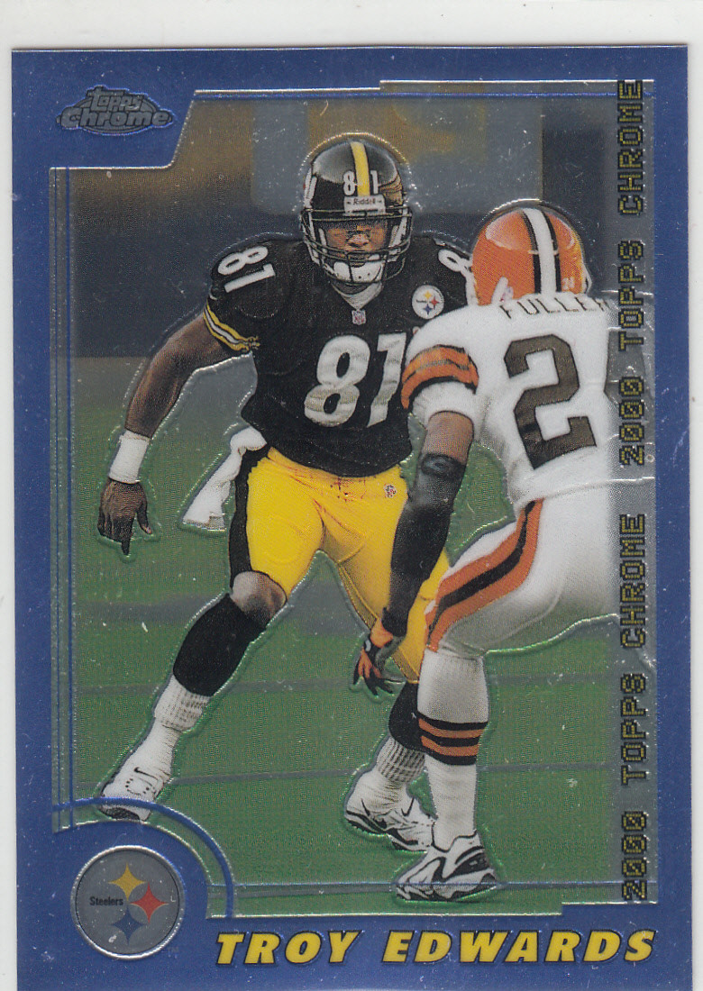 TROY EDWARDS 2000 TOPPS CHROME #2 PITTSBURGH STEELERS | eBay