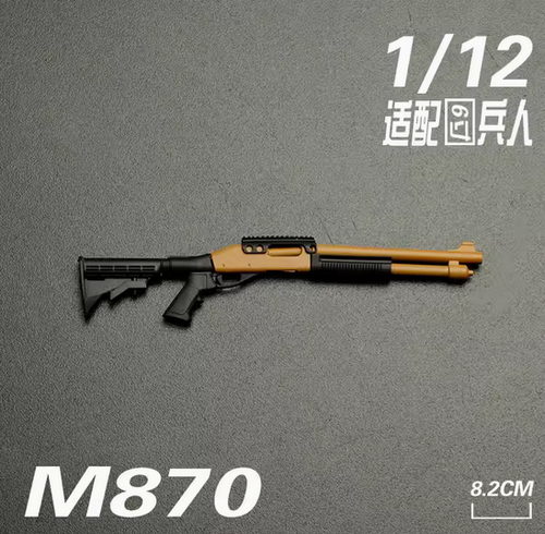 Remington M870-L Shotgun 1/12 Scale Weapon Kit For 6″Military Action ...