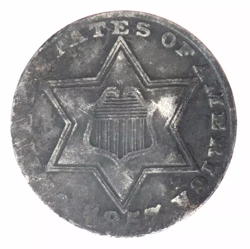 1857 Silver Three Cent Piece | eBay
