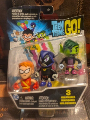 TEEN TITANS GO! Mini Figures 3 pack Set (NEW) | eBay