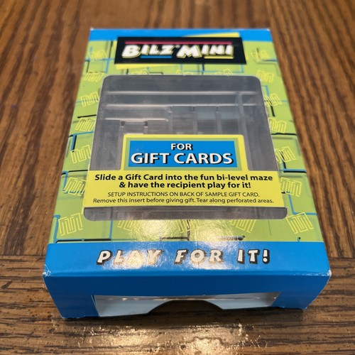 Bilz Mini Bi-Level Maze Gift Card Holder Game Puzzle | eBay