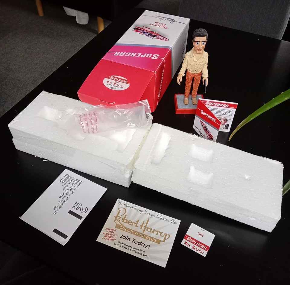 ROBERT HARROP SUPERCAR MIKE MERCURY FIGURE LIMITED EDITION 200 GERRY ...
