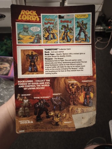 1986 TONKA ROCK LORDS EVIL WARRIOR - TOMBSTONE - FACTORY SEALED | eBay