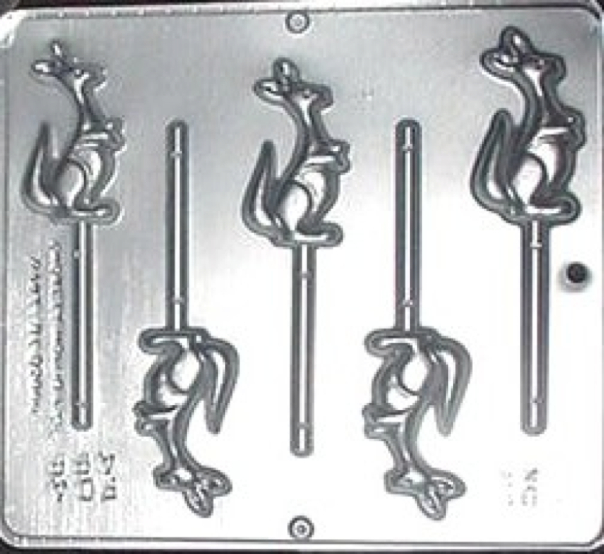 Kangaroo Lollipop Chocolate Candy Mold 252 NEW | eBay