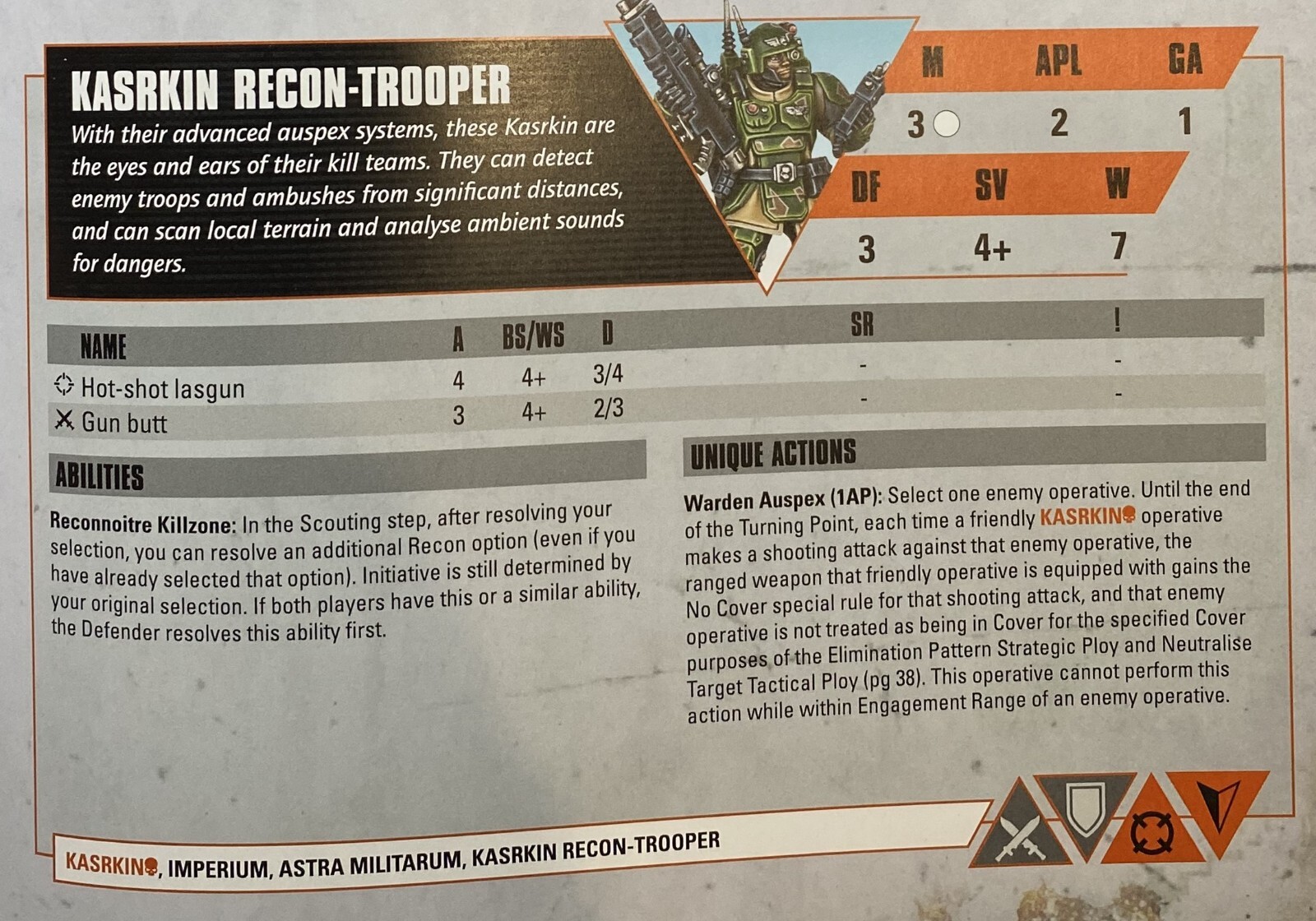 Kasrkin Recon-trooper Astra Militarum Multipart Kit Shadowvaults 40k ...