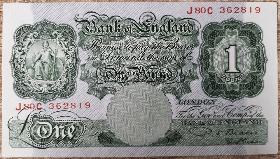 OLD BRITISH BANK NOTES 10 SHILLINGS ONE POUND £1 FIVE POUNDS £5 CHOOSE ...